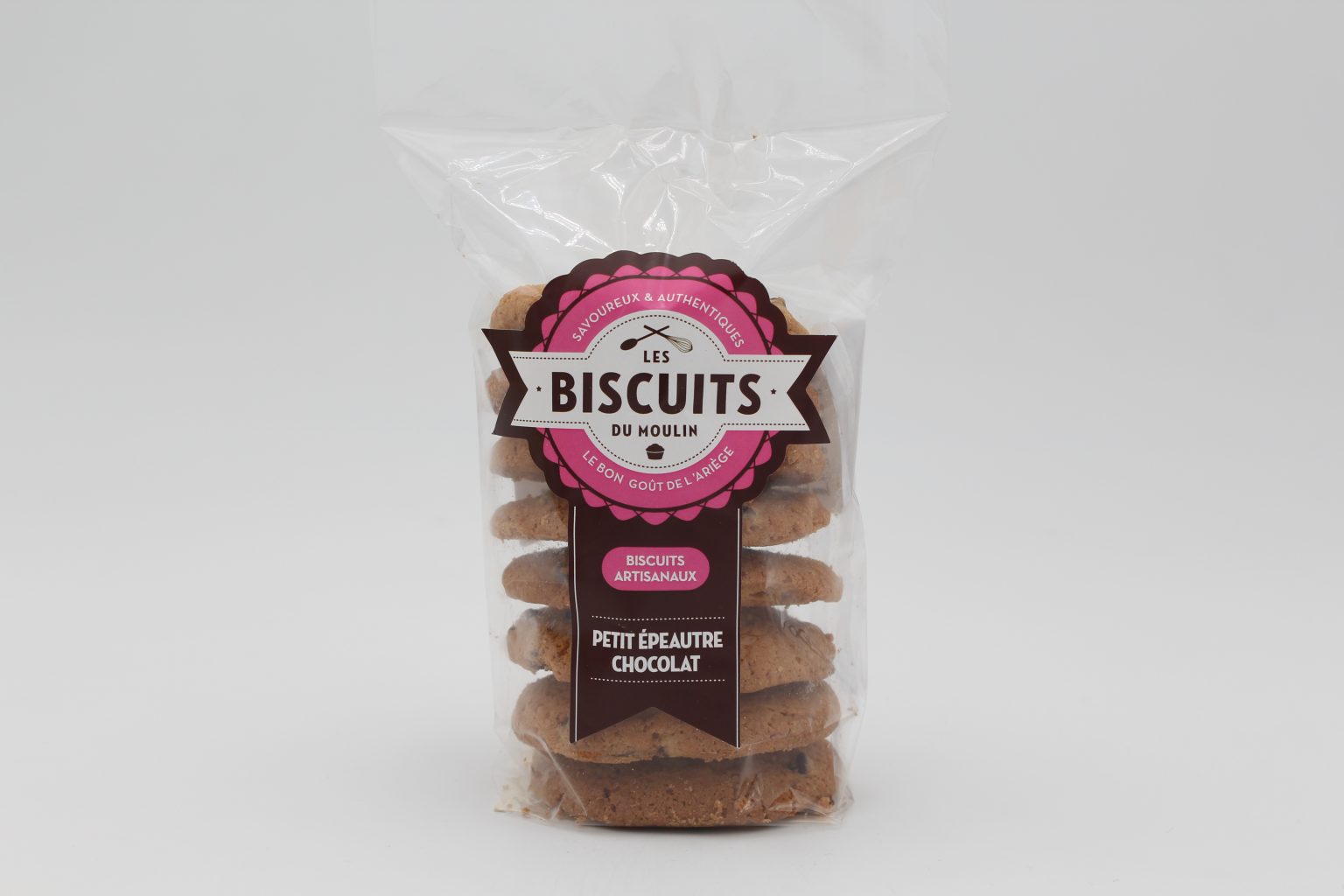 Biscuits Petit Épeautre aux Pépites de Chocolat | Produit local d'Ariège